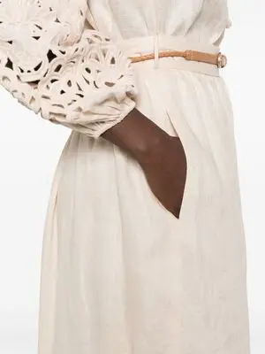 Zimmermann Wylie Midi Skirt - Neutrals