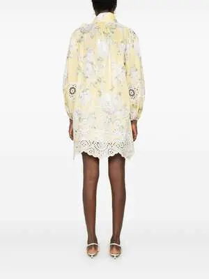 Zimmermann Acacia Mini Dress - Yellow