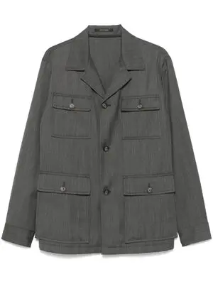Tagliatore Tempest Shirt Jacket - Grey