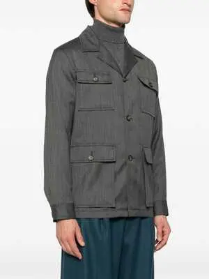 Tagliatore Tempest Shirt Jacket - Grey