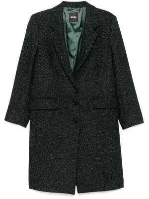 BOSS Patterned Jacquard Coat
