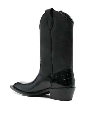 Martine Rose 50mm Cowboy Boots - Black