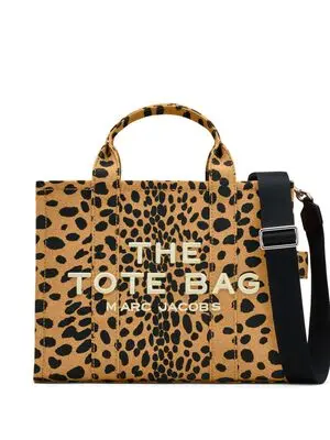 Marc Jacobs Medium Cheetah Canvas Tote Bag - Neutrals