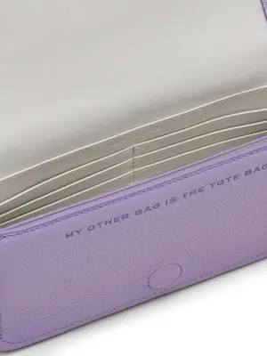 Marc Jacobs Leather Mini Crossbody Bag - Purple
