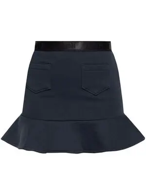 GANNI Flared-hem Mini Skirt