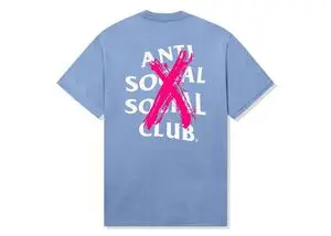 ANTI SOCIAL SOCIAL CLUB Cancelled F&f Tee Shirt - Blue