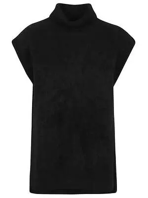 CT PLAGE Cashmere High Neck Vest