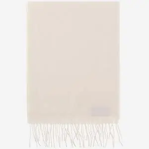 ALEX BEGG Cashmere Scarf - White