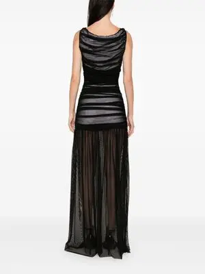 Norma Kamali Draped Long Dress