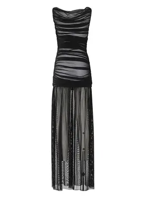 Norma Kamali Draped Long Dress