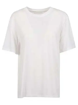 Majestic International Cotton Crewneck Top - White