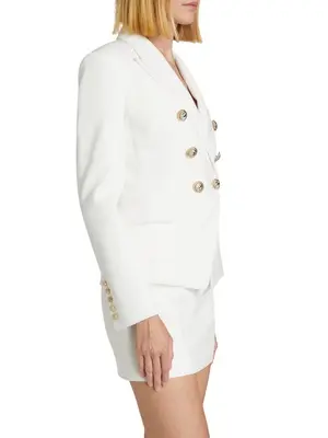 Balmain Crepe Double-breasted Jacket