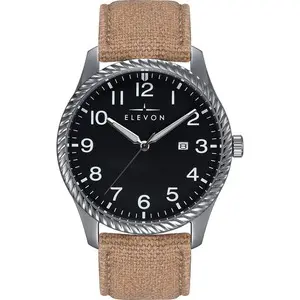 ELEVON Crosswind Strap Watch - Black/khaki
