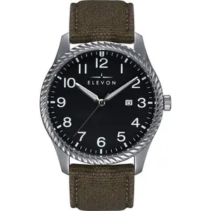 ELEVON Crosswind Strap Watch - Black/olive
