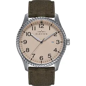 ELEVON Crosswind Strap Watch - Tan/olive