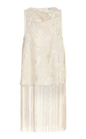 Sea Priscilla Fringed Embroidered Top