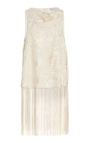 Sea Priscilla Fringed Embroidered Top