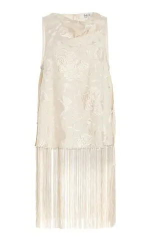 Sea Priscilla Fringed Embroidered Top