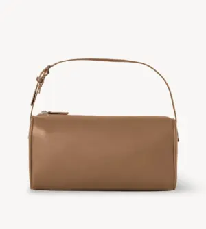 THE ROW 90's Leather Bag Beige