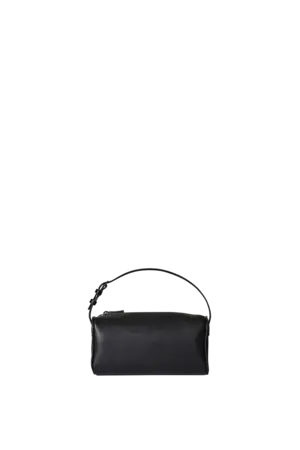 THE ROW 90's Leather Bag - Black