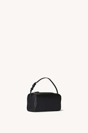 THE ROW 90's Leather Bag - Black