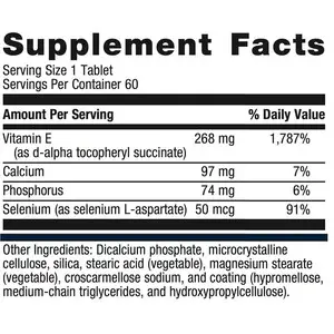 METAGENICS E-400 Selenium 60 Tablets