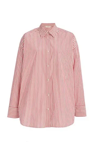 BY MALENE BIRGER Derris Organic-cotton Shirt - Stripe