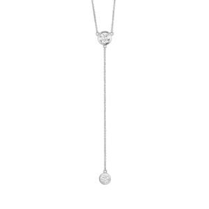 LIGHTBOX The Bezel Lariat Pendant