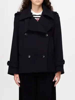 Max Mara Double Breasted Coat - Blue