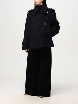 Max Mara Double Breasted Coat - Blue