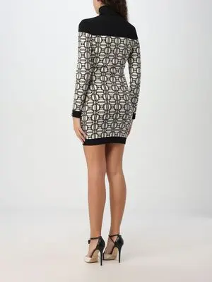 Elisabetta Franchi Geometric Knit Dress