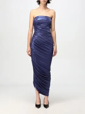 Norma Kamali Ruched Strapless Maxi Dress