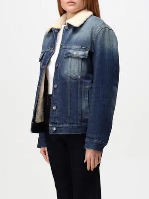 Dolce & Gabbana Jacket With Shearling Collar