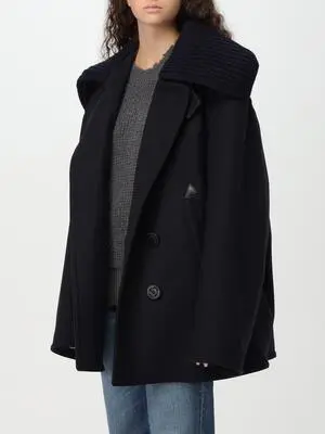 Dsquared2 Double Breasted Pea Coat With Shawl Collar
