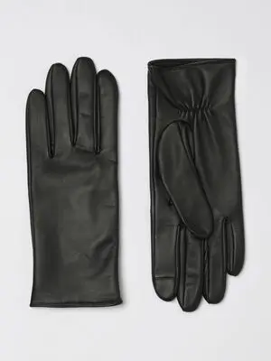 BOSS Leather Gloves Black