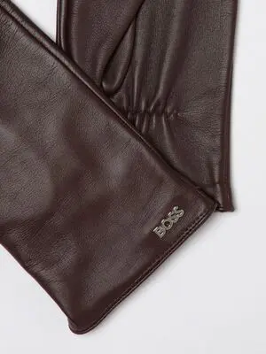 BOSS Leather Gloves - Violet