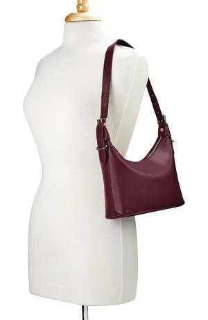 Gigi New York Blake Shoulder Bag - Bordeaux
