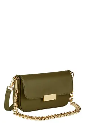 Gigi New York Edie Shoulder Bag - Olive