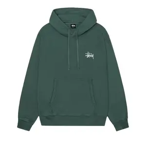 StÜssy Basic Pigment Dyed Hoodie - Green