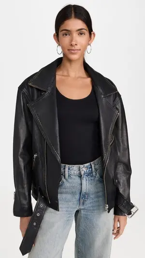 IRO PARIS Dylan Leather Biker Jacket