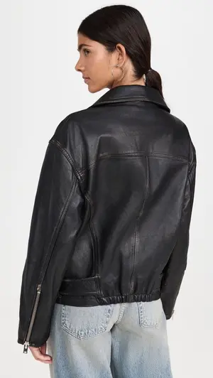 IRO PARIS Dylan Leather Biker Jacket