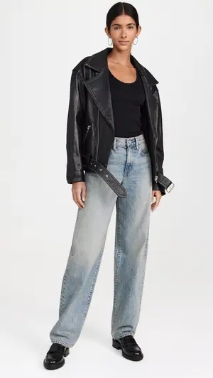 IRO PARIS Dylan Leather Biker Jacket