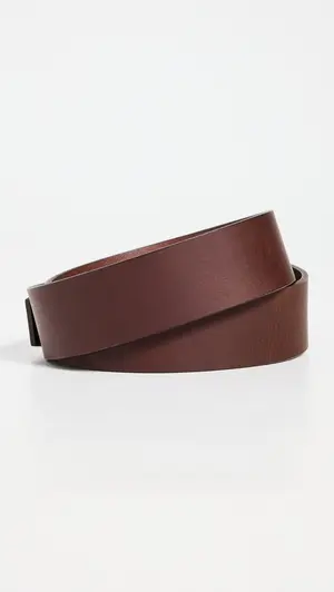 Shinola Rambler Leather Belt - Darkbrown