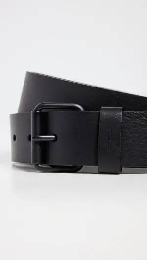 Shinola Rambler Leather Belt - Black