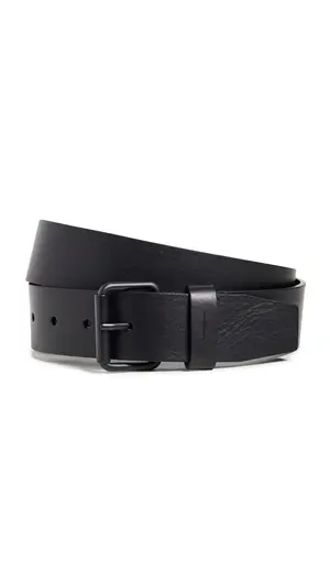 Shinola Rambler Leather Belt - Black