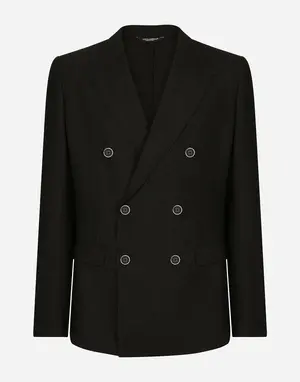 Dolce & Gabbana Double-breasted Wool Jacket - Grey