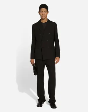 Dolce & Gabbana Double-breasted Wool Jacket - Grey