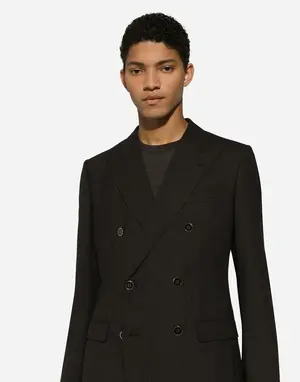 Dolce & Gabbana Double-breasted Wool Jacket - Grey