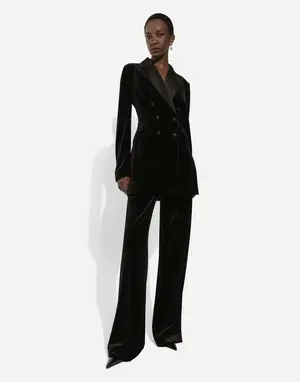 Dolce & Gabbana Velvet Jogging Pants