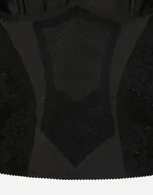 Dolce & Gabbana Corset Lace And Satin Top